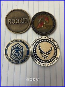 United States Air Force | SET of 4 USAF’s Challenge Coins US Air Force